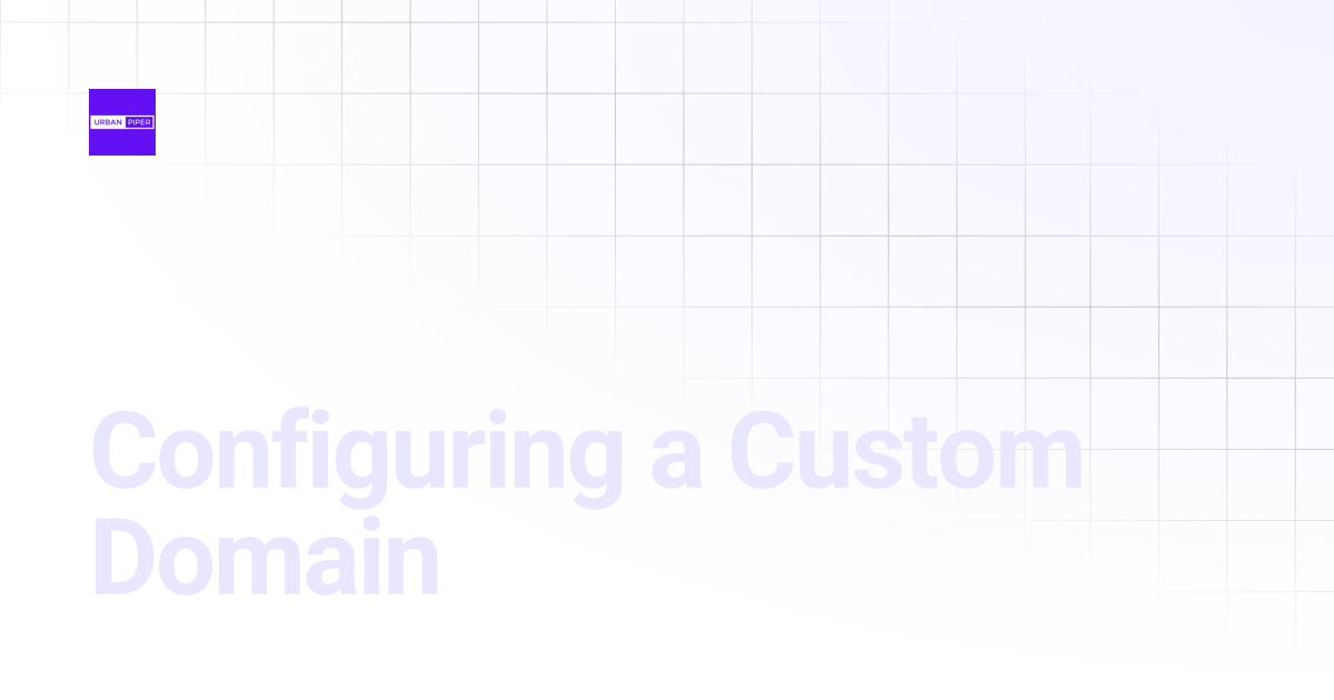 Configuring a Custom Domain | Help Center