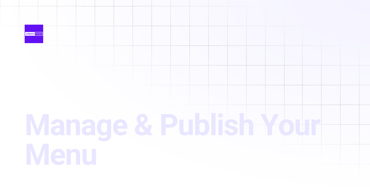 Manage & Publish Your Menu | Help Center